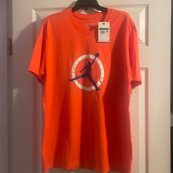 Jordan | Shirts | Air Jordan Fight Club Orange Shirt | Poshmark